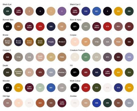 Supracolor Cream - Colour Circle - Xtreme Makeup